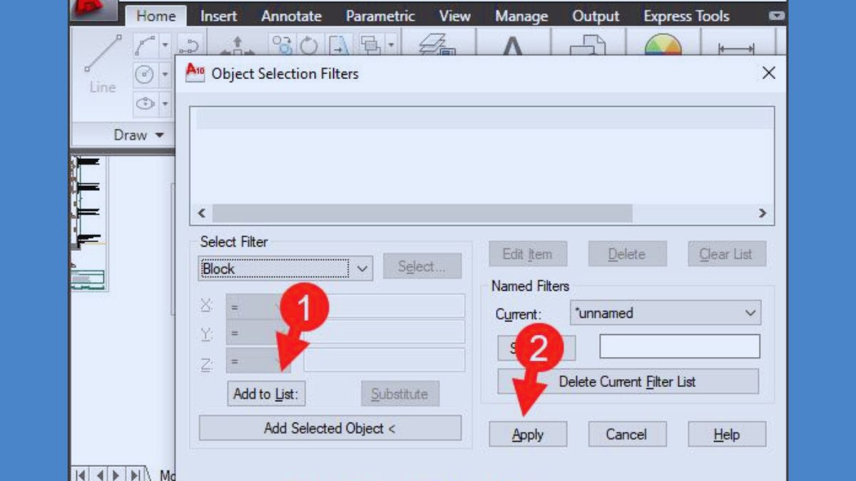 Cách dùng lệnh đếm đối tượng trong CAD cho người mới